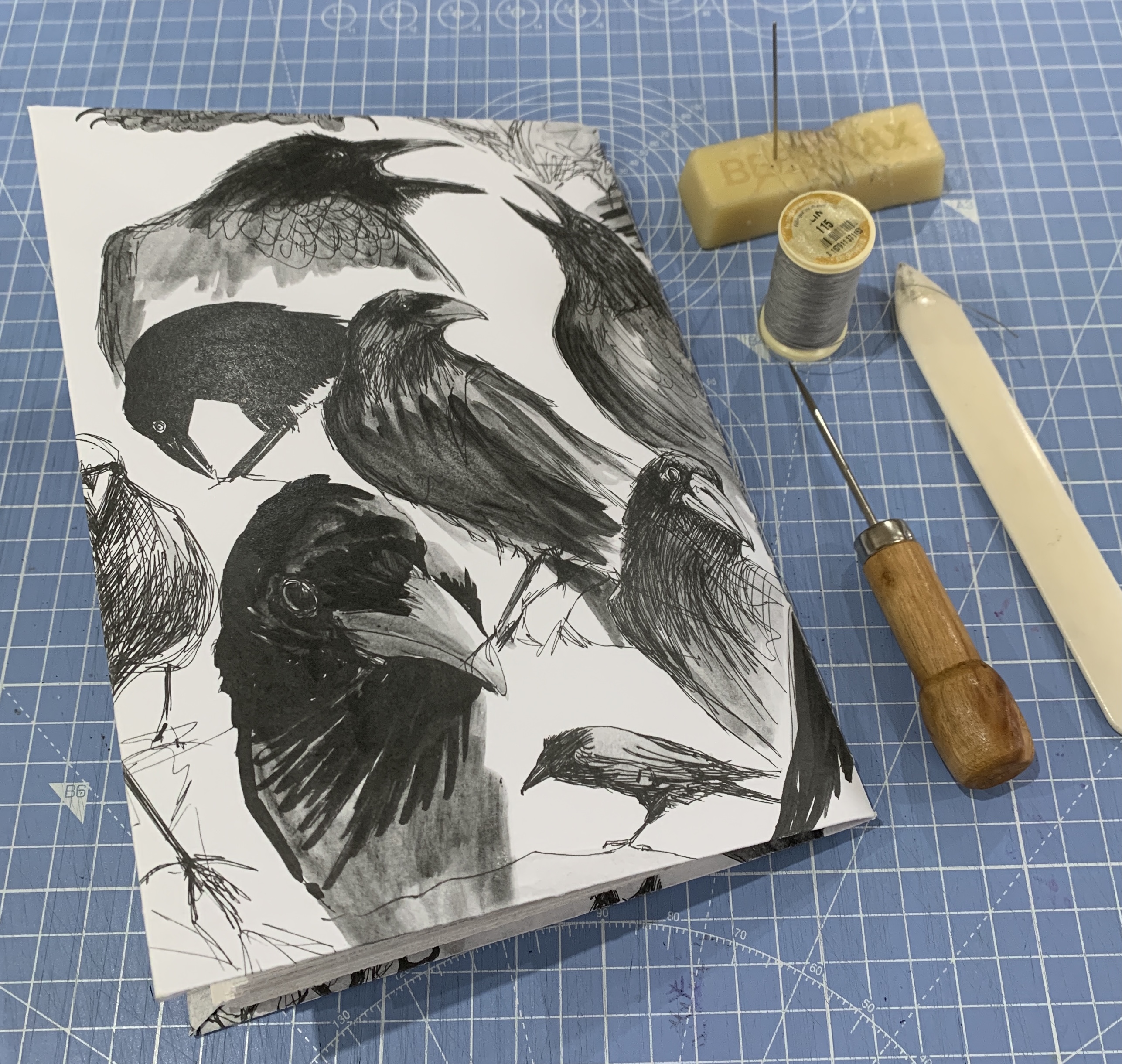 Crow Sketchbook A5 - Ruth Slater Artist