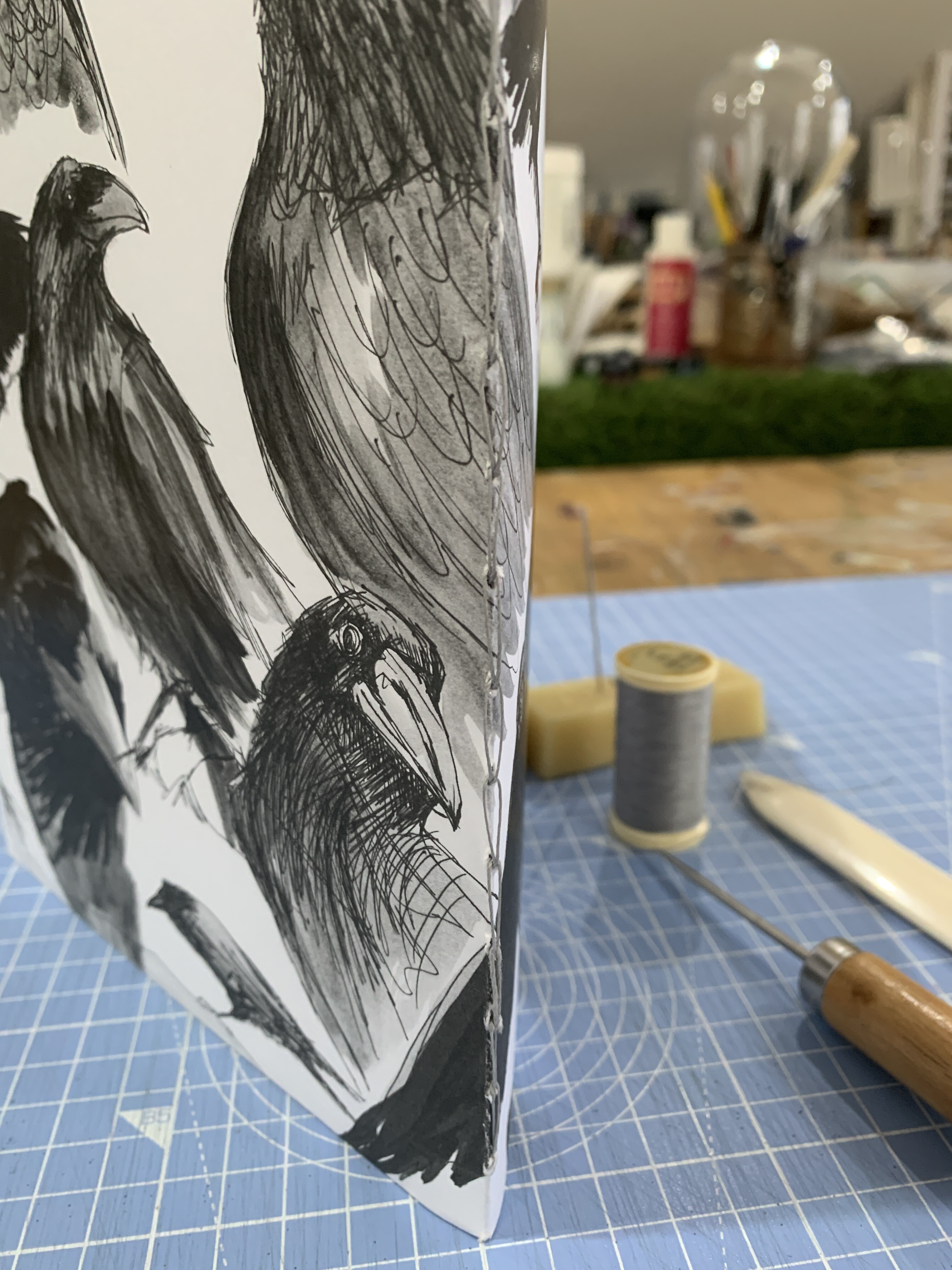 Crow Sketchbook A5 - Ruth Slater Artist